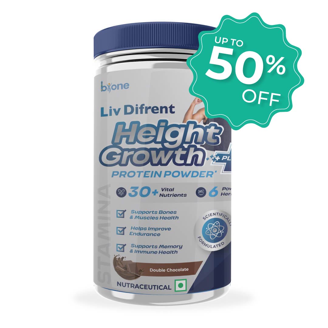 Buy Height Growth Protein Powder to Grow Taller Naturally
